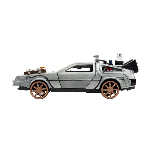 BttF - Bttf 3 Time Machine (Railroad Wheels) 1:32 Die-Cast